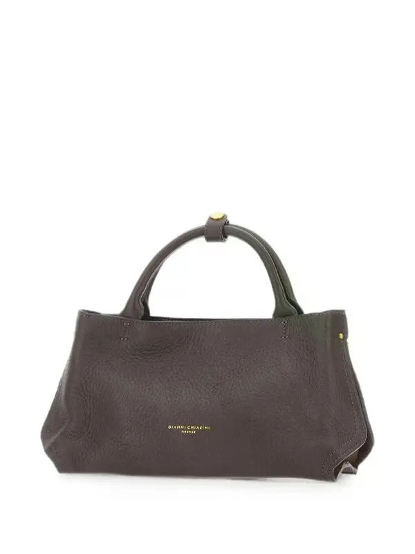 GIANNI CHIARINI Amal Leather Tote Bag - Brown
