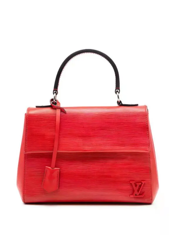 LOUIS VUITTON Epi Leather Cluny Bb Satchel - Red