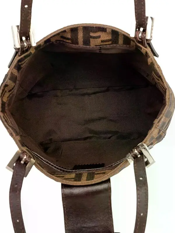 Fendi Zucca Canvas Shoulder Bag