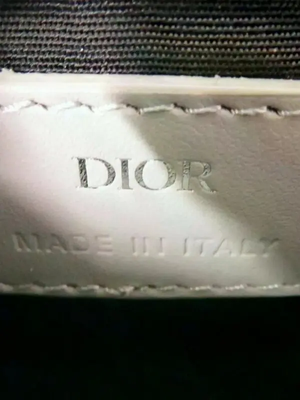 Dior 2022 Coated Canvas Cd Diamond Saddle Card Holder