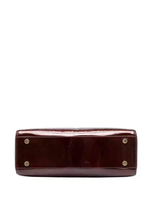 LOUIS VUITTON Monogram Vernis Brea Gm Satchel - Red