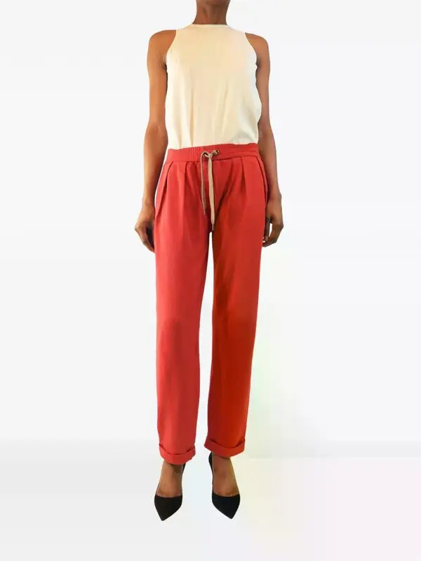 Brunello Cucinelli Pleated Drawstring Trousers