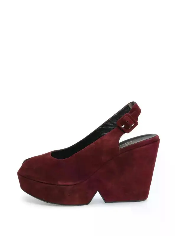 Clergerie Peep-toe Wedge Sandals