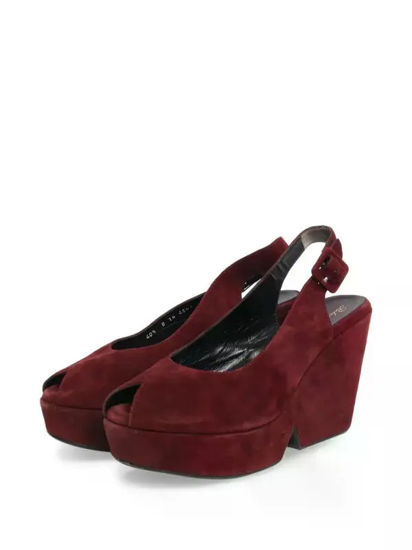 Clergerie Peep-toe Wedge Sandals