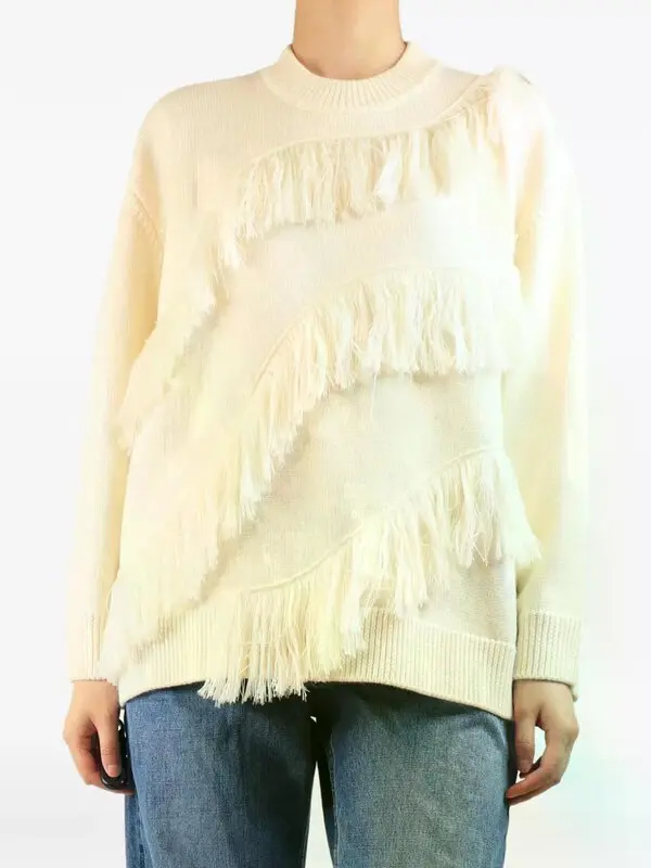 Ulla Johnson Ina" Fringed Sweater