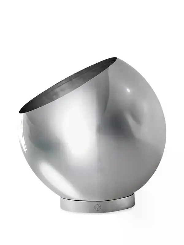 AYTM Globe Oblique-cut Flowerpot - Silver
