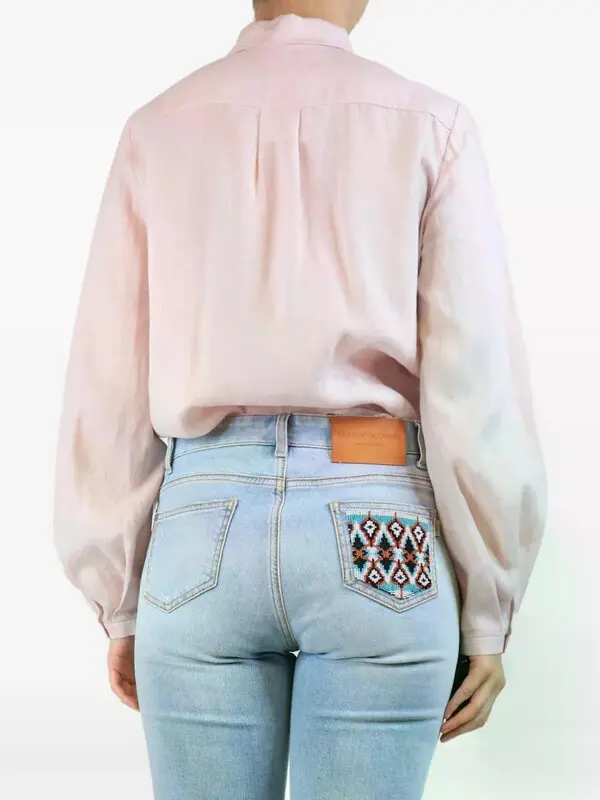 Gabriela Hearst Long-sleeve Linen Blouse