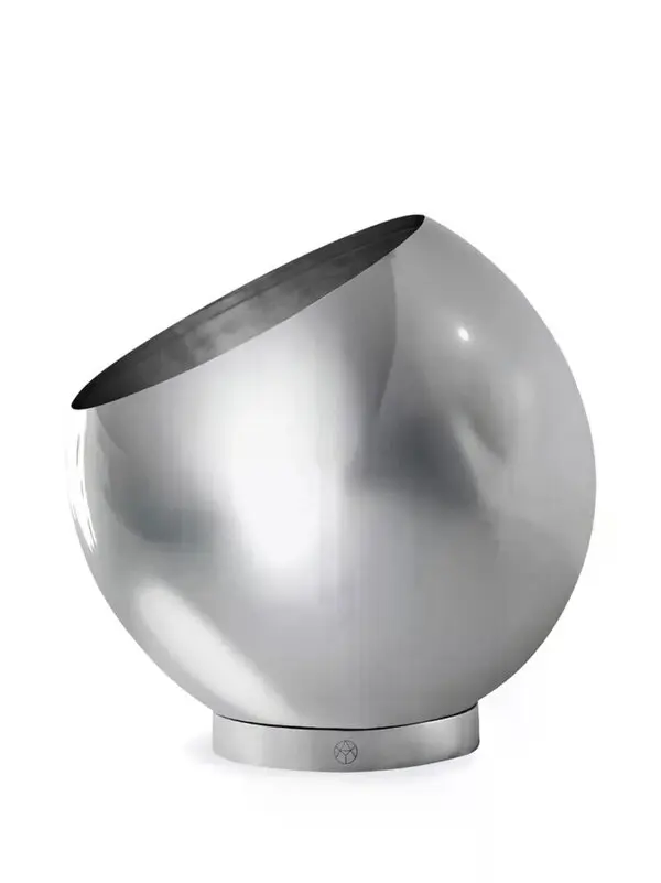 AYTM Globe Oblique-cut Flowerpot - Silver