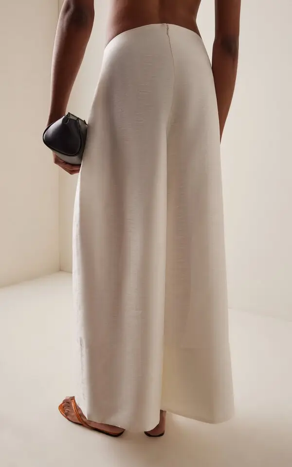 Chan Luu Dupioni Ultra Wide Leg Pants