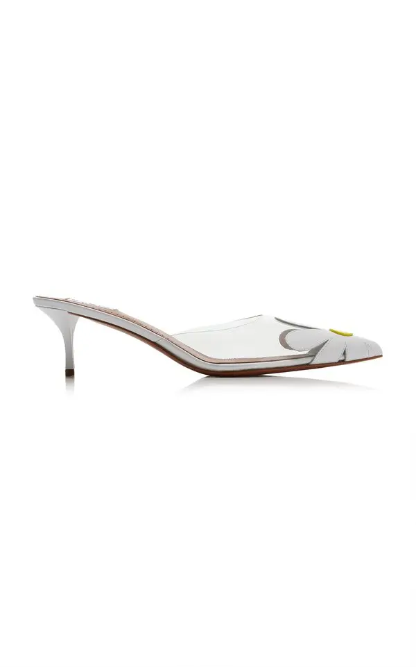 Alaïa Bloom Suede Pumps - Yellow