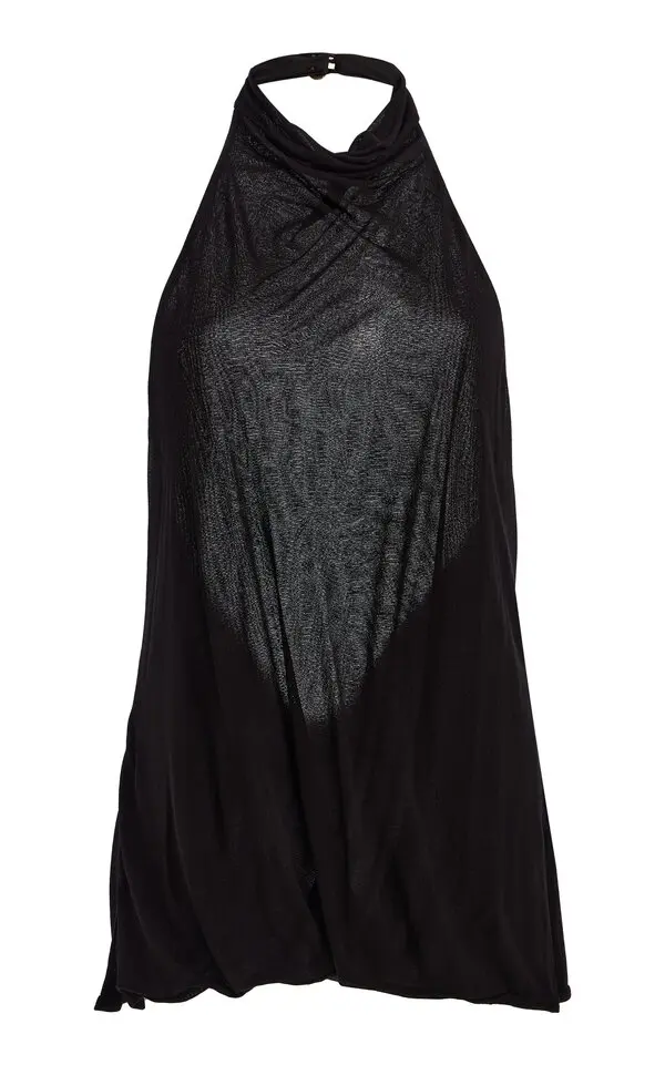 TWP Flowy Halter Top - Brown