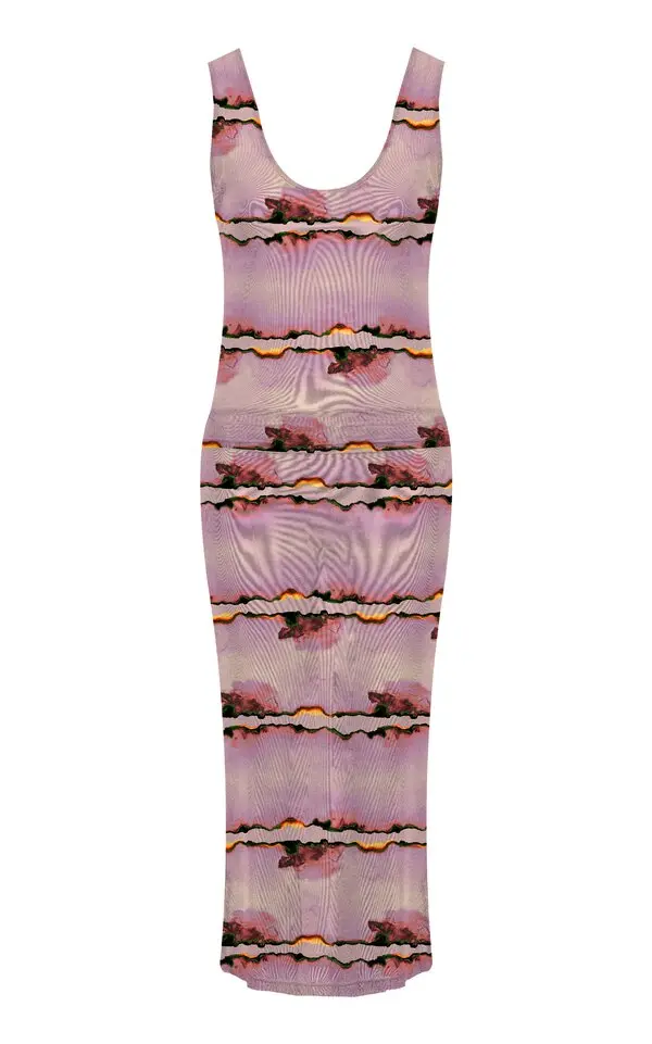Ay Que Calor Grazia Mesh Midi Skirt Set