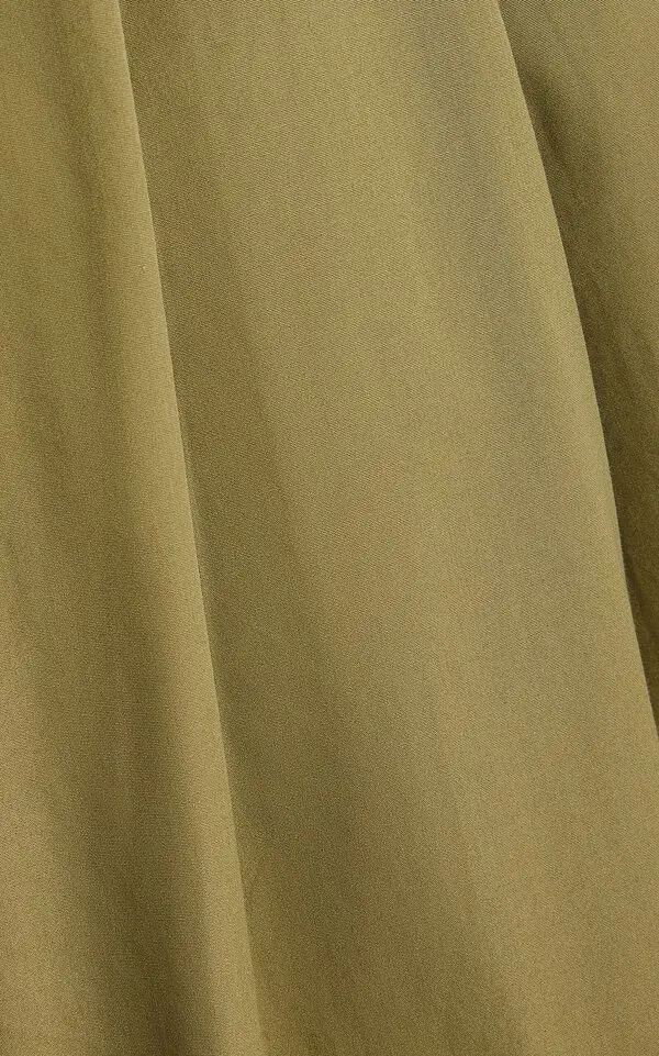 Co Cotton Sateen Pleated Culotte Pants
