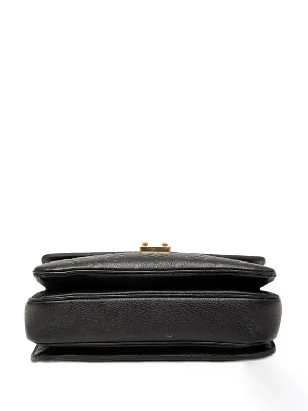 LOUIS VUITTON Monogram Empreinte Pochette Metis Satchel - Black