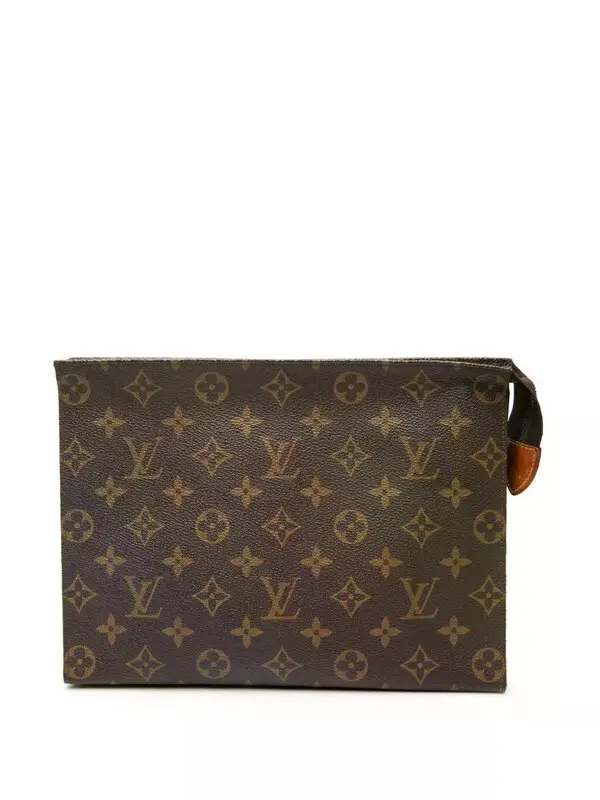 LOUIS VUITTON Monogram Toiletry Pouch 26 Clutch Bag - Brown