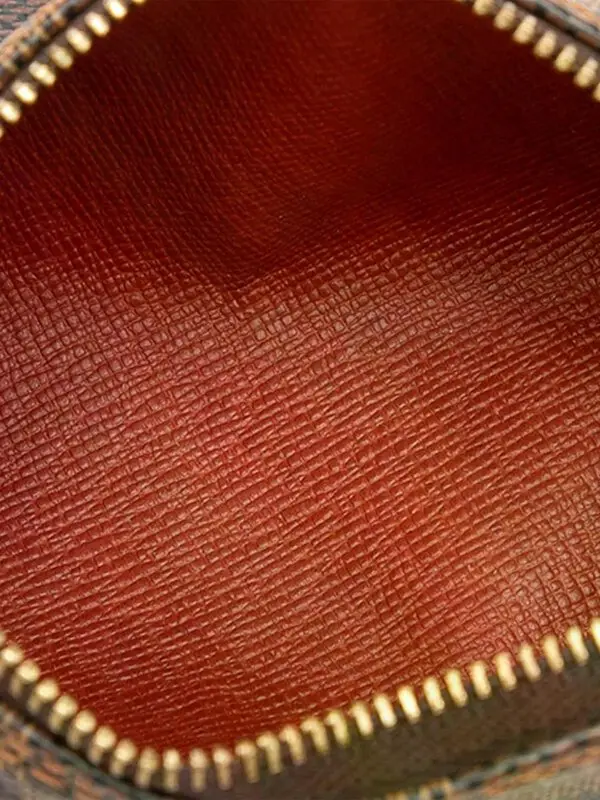 LOUIS VUITTON Damier Ebene Papillon Pochette Handbag - Brown