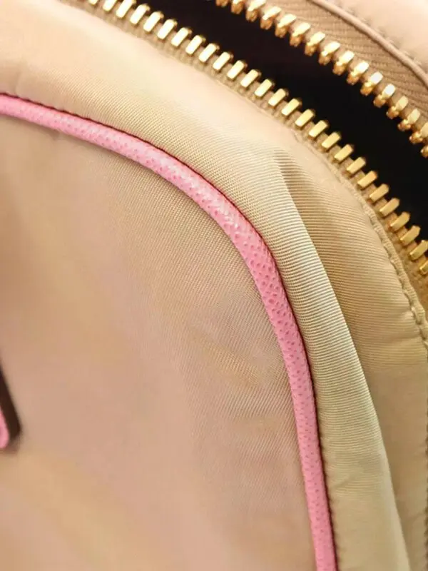 Prada Saffiano Trimmed Re-nylon Re-edition 1978 Satchel Handbag - Neutrals