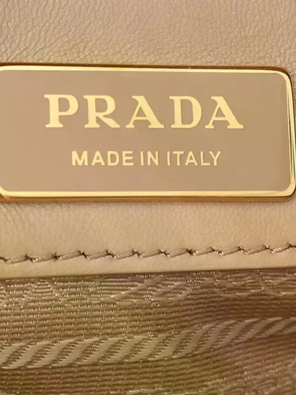 Prada Saffiano Trimmed Re-nylon Re-edition 1978 Satchel Handbag - Neutrals