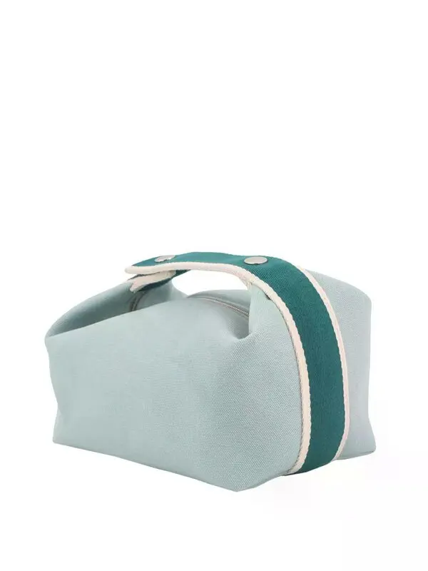 Hermès Toile Bride A Brac Case Vanity Bag - Blue