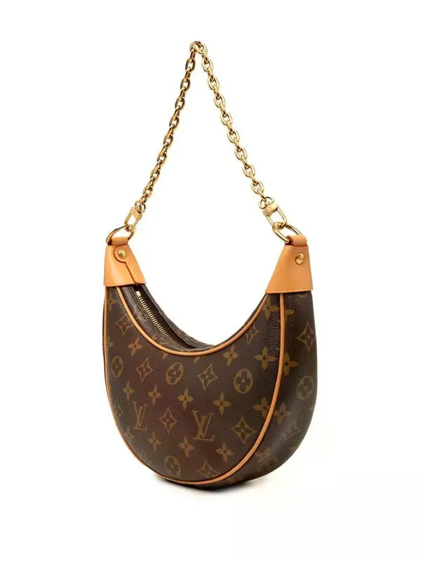 LOUIS VUITTON Monogram Loop Satchel - Brown