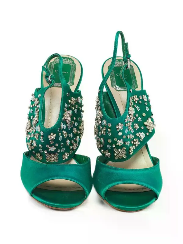Dior Embellished Ankle-strap Sandals
