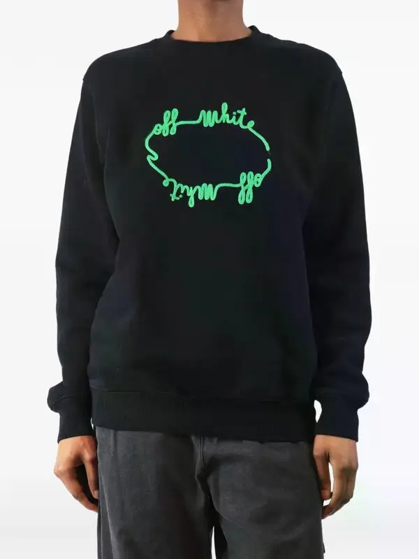 Off-White Appliqué Logo Sweatshirt