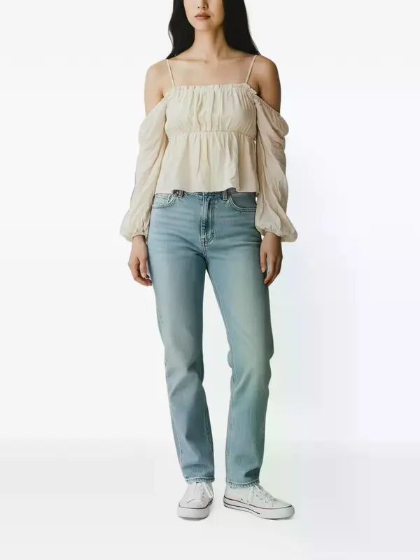JW Anderson Off-shoulder Ruched Blouse
