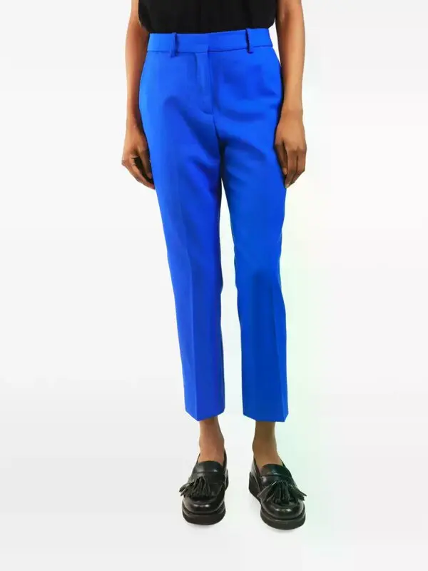 Victoria Beckham Tailored Straight-leg Trousers - Blue