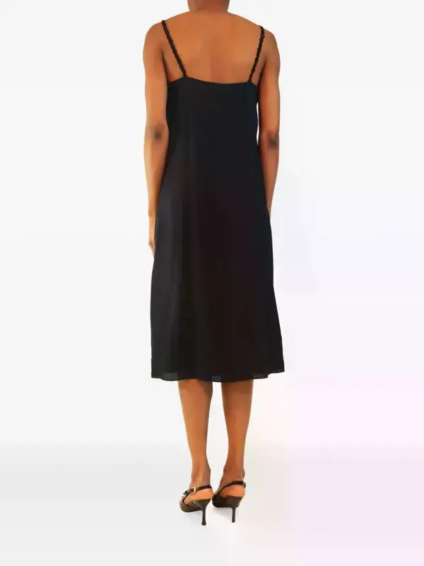 3.1 Phillip Lim Embroidered Strap Midi Dress