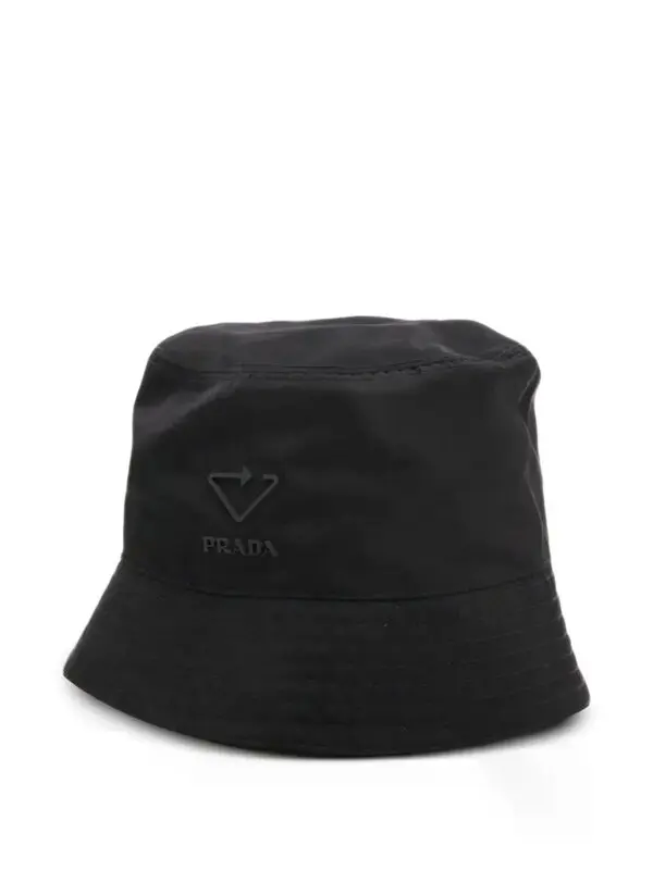 Prada Rubberised Logo Bucket Hat