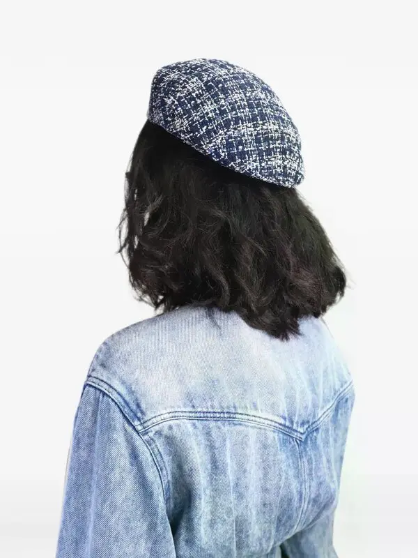 MAISON MICHEL Tweed Cap