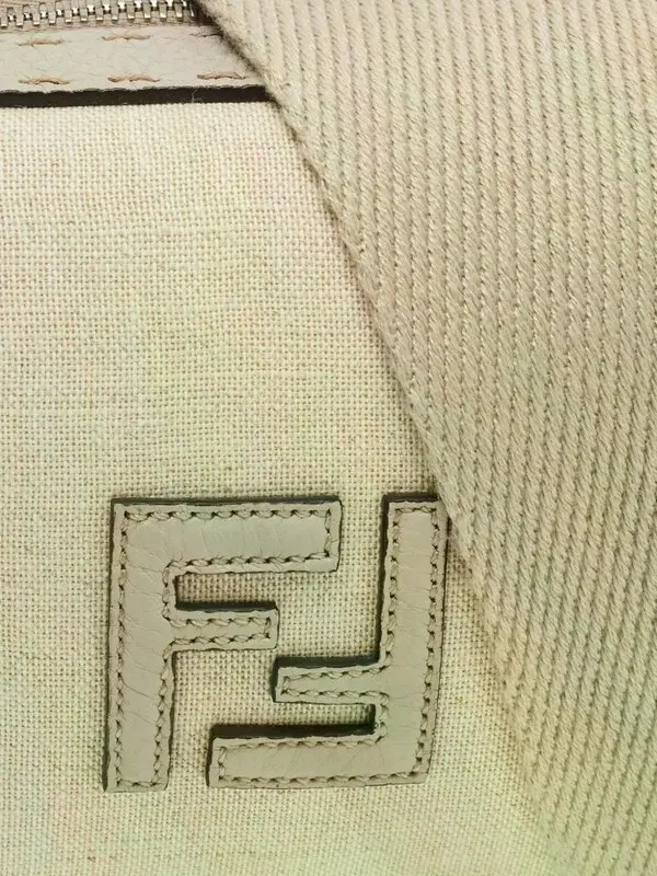 Fendi Ff Motif Suitcase Shoulder Bag - Neutrals