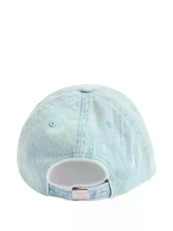 Juicy Couture Logo-embroidered Denim Cap - Blue