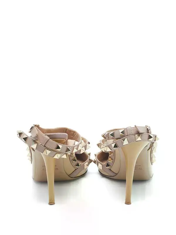 Valentino Garavani Rockstud Caged Pumps - Neutrals