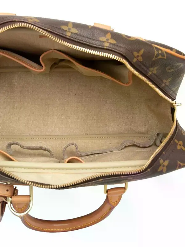 LOUIS VUITTON Monogram Deauville Handbag - Brown