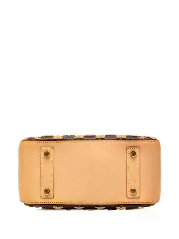LOUIS VUITTON Monogram Tuffetage Deauville Cube Handbag