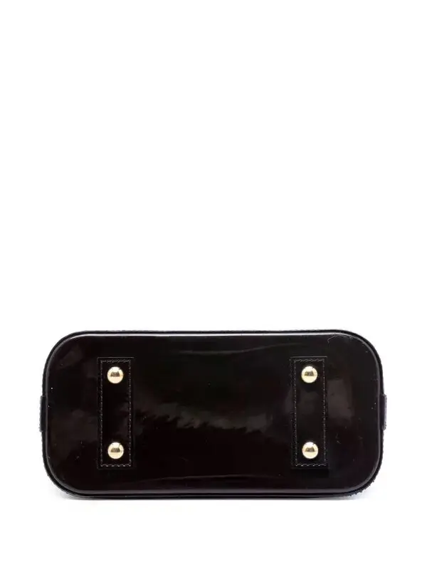 LOUIS VUITTON Monogram Vernis Alma Bb Satchel - Purple