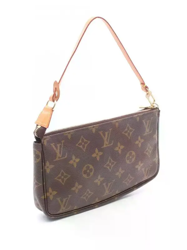 LOUIS VUITTON Monogram Pochette Accessories Shoulder Bag - Brown