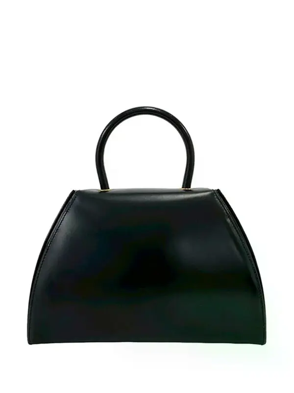 Loewe Leather Anagram Handbag - Black