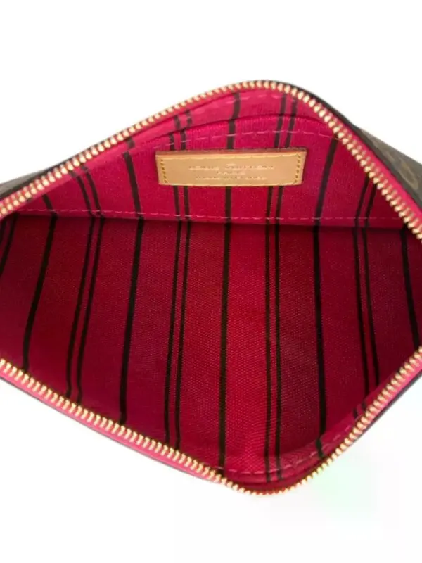 LOUIS VUITTON Monogram Neverfull Pm Pouch - Brown