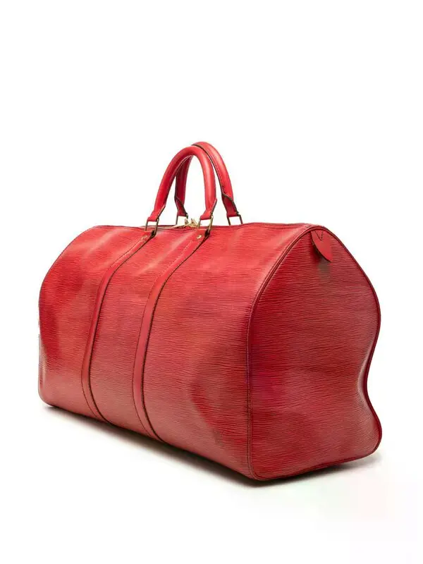 LOUIS VUITTON 1991 Epi Keepall 50 Travel Bag - Red