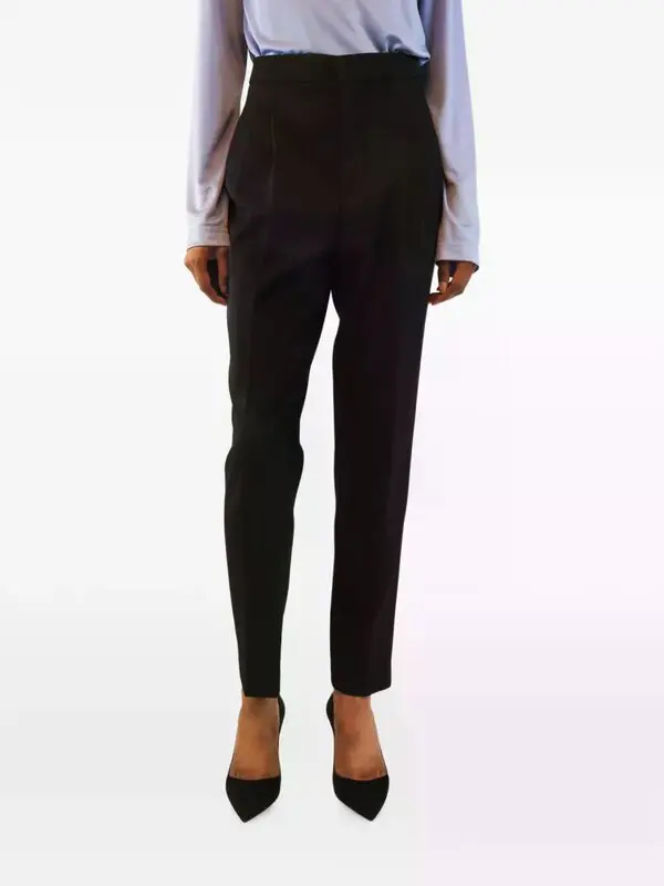 NILI LOTAN Pleated Wool Trousers