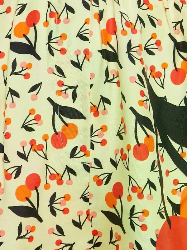 Sonia Rykiel Paris Fruit Print Shorts