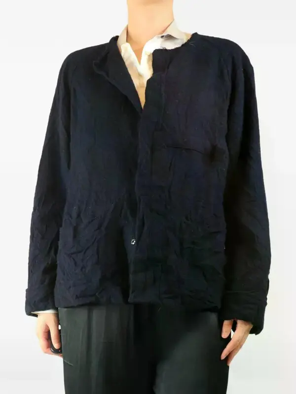 Yohji Yamamoto Wool Button-up Jacket