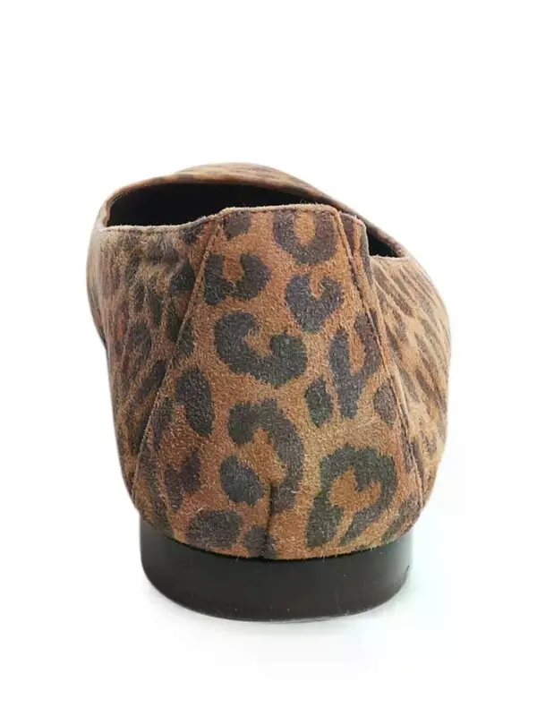 Manolo Blahnik Leopard Print Suede Pumps