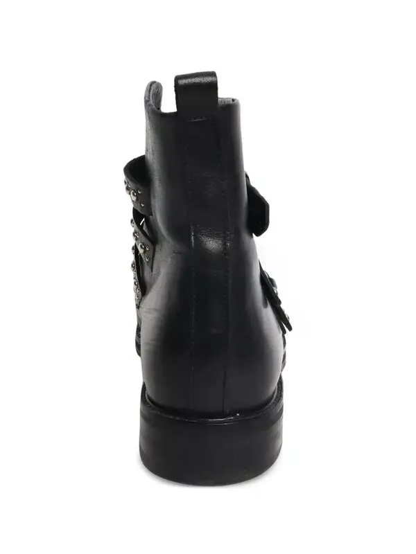 Maje Studded Buckle Ankle Boots