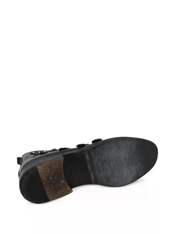 Maje Studded Buckle Ankle Boots