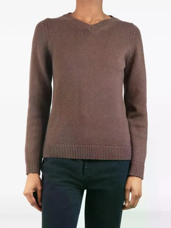 EMILIA WICKSTEAD Wool V-neck Sweater