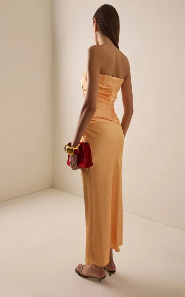 Anna October Diana Satin Midi Dress