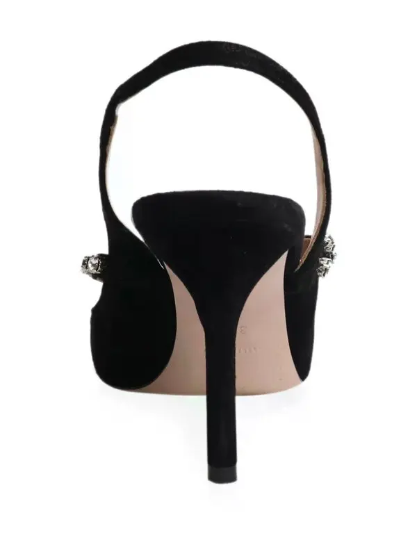 Miu Miu Embellished Slingback Pumps